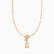 Initial Chain and Pendant Necklace in Gold | Uncommon James