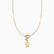 Initial Chain and Pendant Necklace in Gold | Uncommon James