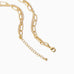 Intertwined Pavé, Chain and Heart Necklace in Gold | Uncommon James