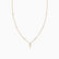 Gold Angel Number Dainty Chain Pendant Key Necklace | Uncommon James
