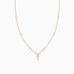 Gold Angel Number Dainty Chain Pendant Key Necklace | Uncommon James