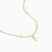 Gold Angel Number Dainty Chain Pendant Key Necklace | Uncommon James