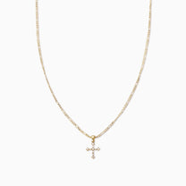 Gold Cross Pendant + Chain Necklace | Cross Jewelry | Uncommon James