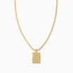 Gold Letter Initial Chain and Pendant Necklace | Uncommon James