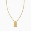 Gold Letter Initial Chain and Pendant Necklace | Uncommon James