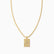 Gold Letter Initial Chain and Pendant Necklace | Uncommon James