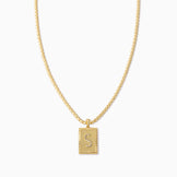 Gold Letter Initial Chain and Pendant Necklace | Uncommon James