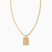 Gold Letter Initial Chain and Pendant Necklace | Uncommon James