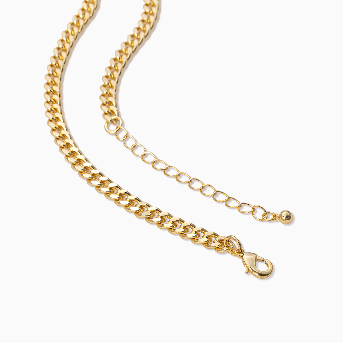 Rebellious Curb Chain Necklace in Gold | Uncommon James