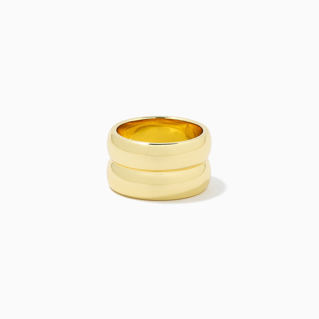 Bold Chunky Stacked Statement Ring in Gold | Uncommon James