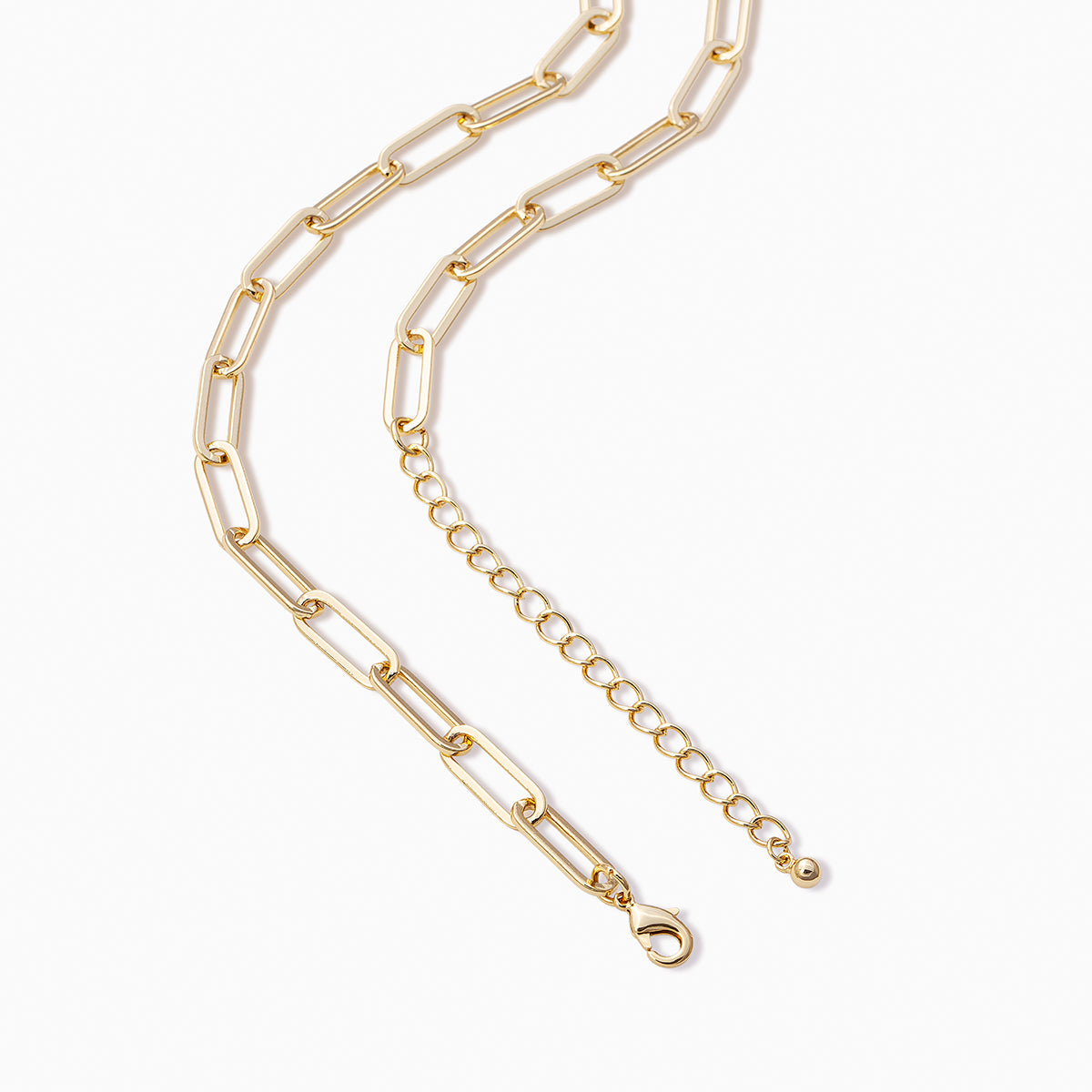 Linked Up Paperclip Chain Necklace in Gold | Uncommon James
