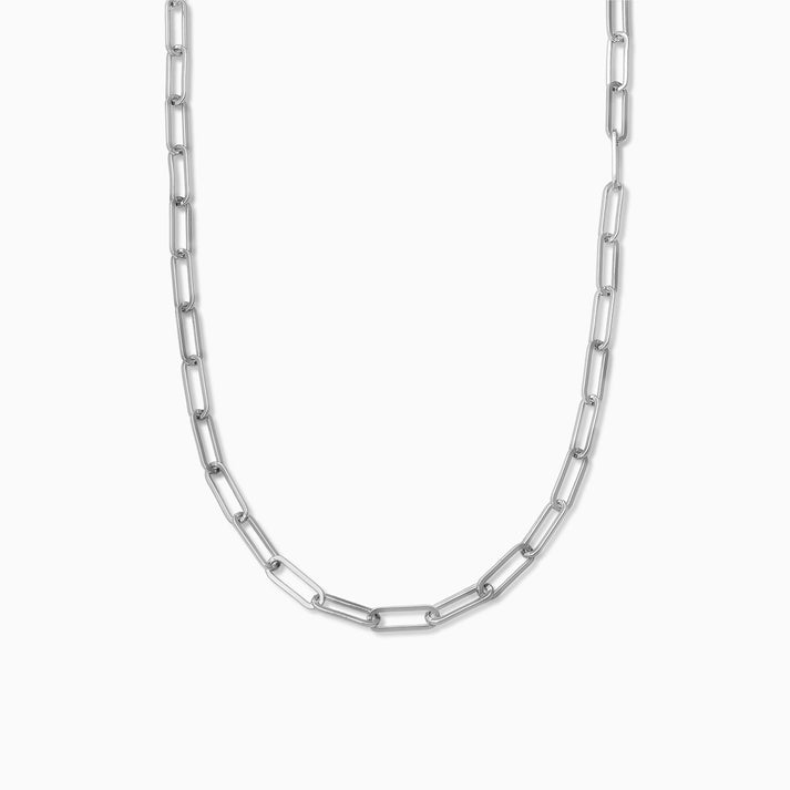 Sterling Silver Mini Linked Up Chain Necklace | Uncommon James